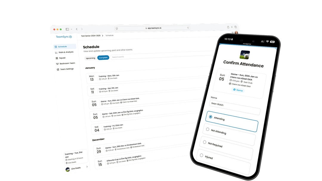 TeamSync - The All-in-One App for GAA Team Management